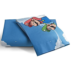 NICHIYOBI Redcap Beard Plumber Bros Game Movie Duvet Cover Set 3D Bedding Comforter Cover 3 Pcs (1 Duvet Cover+2 Pillowcases) Bedding Set (10,Queen-90x90in+20x30in*2)