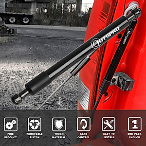 KitsPro Truck Tailgate Accessories Tailgate Assist for Dodge Ram 1500 All Models 2009-2018, Ram 1500 Classic Models 2019-2023, and Ram 2500 3500 All Models 2010-2023 Tailgate Damping Strut, Pack of 1