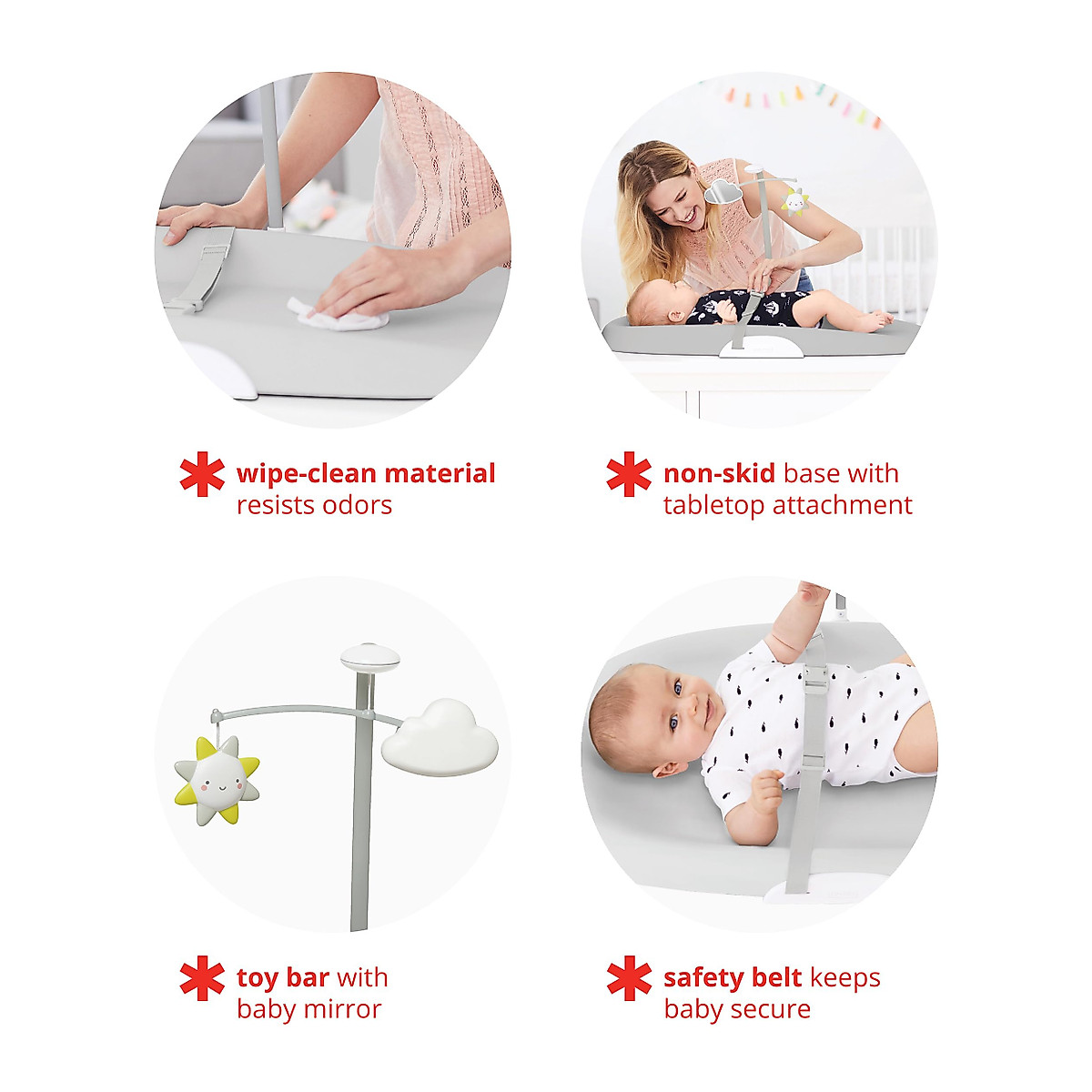 Skip Hop Baby Changing Pad, Nursery Style, Grey