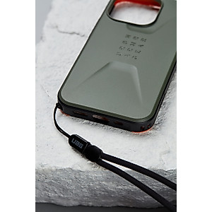 URBAN ARMOR GEAR UAG Designed for iPhone 14 Plus Case Dark Earth 6.7" Civilian Sleek Ultra Thin Slim Impact Resistant Dropproof Protective Cover Compatible with Wireless Charging