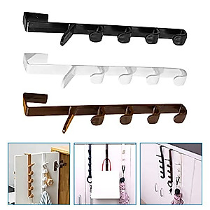 OUSIKA Coat Rack 1pcs Over Door Hanger Hanger Hanger Back Door Hanger Hook Racks