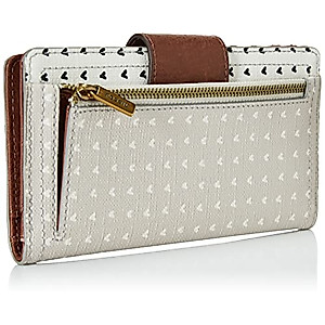 Fossil Women's Logan Leather RFID-Blocking Tab Clutch Wallet