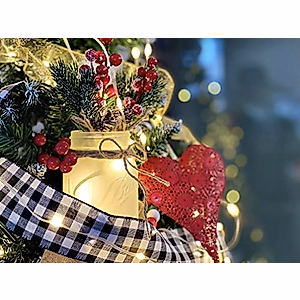 Christmas Centerpiece, Christmas Decor Mason Jars, Centerpiece Table Decorations, Christmas Tree Decor, Home Mantle Decor, Mason Jar Dining Table Centerpiece, Christmas Centerpiece For Dining Table – 3PC