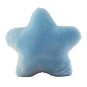 zhidiloveyou Star Pillow Plush Blue, Stuffed Star Shaped Pillow Cute Toy for Kids, 15.7 inch