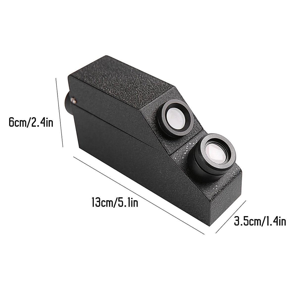 Leftwei Gem Refractometer, Professional Gemstone ldentification Gem Refractometer Refractive Index Meter Jewelry Test Tool with 3 ML Reflective Index Fluid for Gemologists, Jeweler