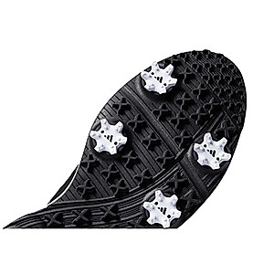 adidas Women's W TECH Response 3.0 Golf Shoe, core Black/FTWR White/Silver met, 8