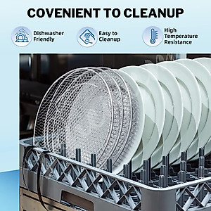 Air Fryer Accessories - Three Stackable Dehydrator Racks for Ninja, Instant Pot Vortex, COSORI, CHEFMAN, Gowise, Ultrean, Gourmia - 304 Stainless Steel Grill Rack Fits 4.2-5.8 QT Air Fryer, Oven