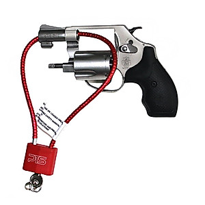 Premium Tactical Supply Cable Gun Lock with Key (15") - Keyed Alike - California Approved Safety Device - Secures Pistol, Rifle, Shotgun, Revolver, and Other Firearm Types (2 Pack)