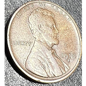 1910 S Lincoln ((RARE Semi-Key Date)) Wheat Penny Cent Seller Very Good