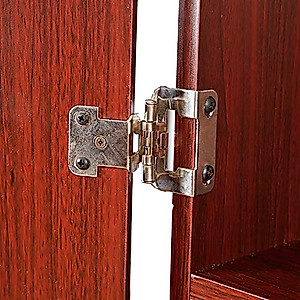 Outlaw Electronic Dartboard and 81-in Free-Standing Cabinet - Cherry Finish