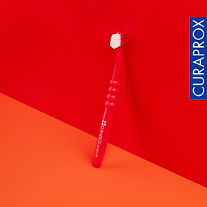 Curaprox CS Surgical Mega-Soft Toothbrush, Red