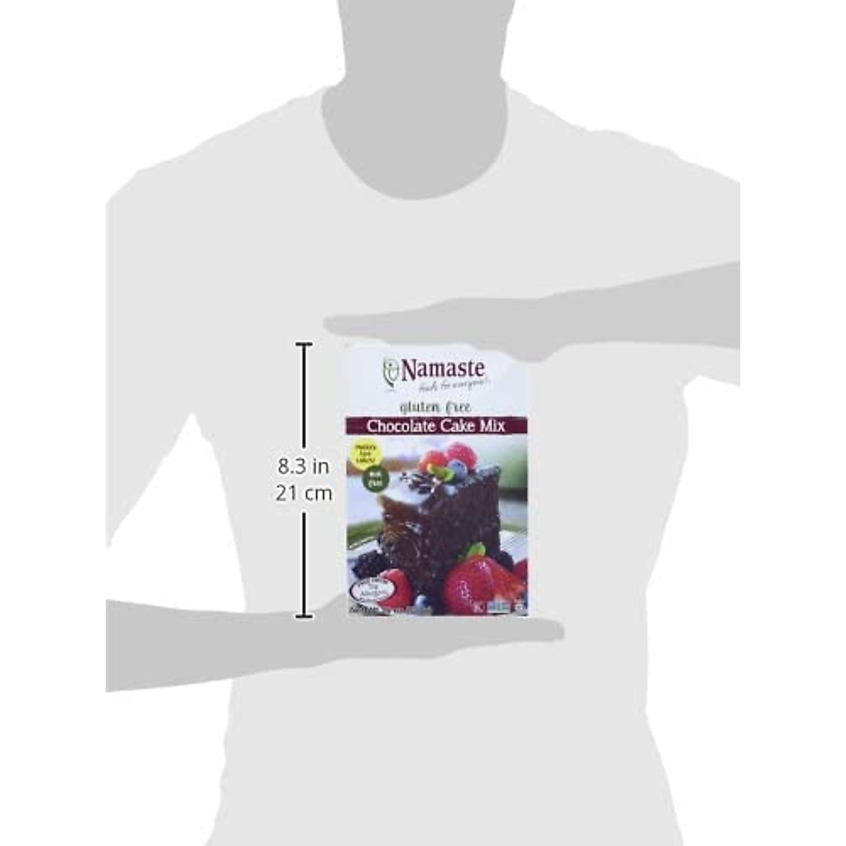 Namaste Foods, Gluten-Free Chocolate Cake Mix, Allergen-Free, 26-Ounce Boxes (Pack of 6)