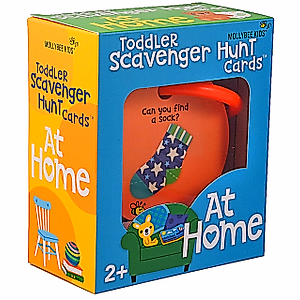 MOLLYBEE KIDS Toddler Scavenger Hunt Cards at Home, Toddler Activity, Ages 2, 3, Indoor Scavenger Hunt Game