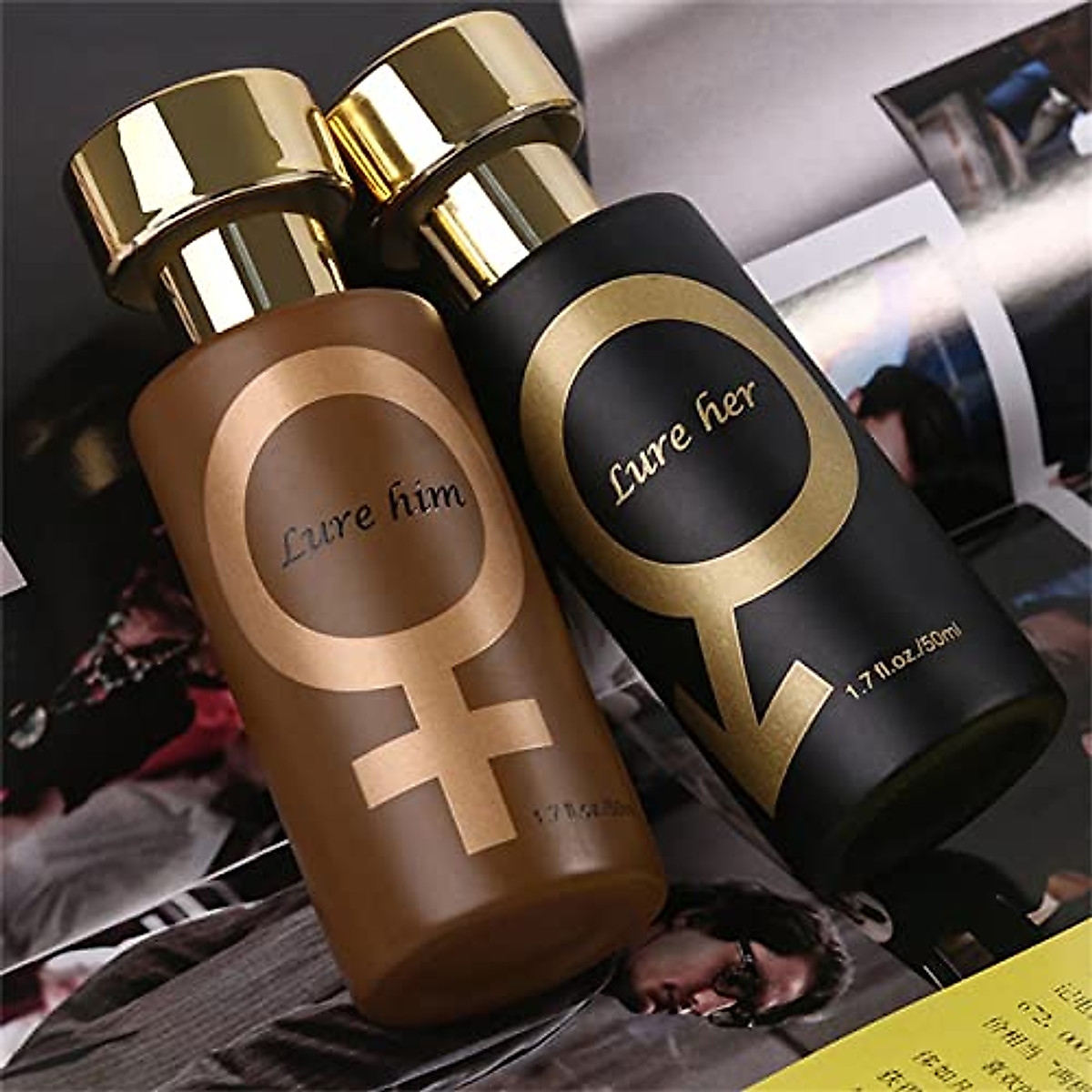 Outfmvch Long Lasting Fragrance Sweet Cologne Perfume, Natural Faint Scent Release Romantic Pheromones, Lure Perfume Body Mist for Neck Wrists Love Perfume For Men Women