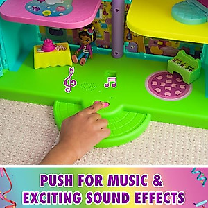 Gabby’s Dollhouse, Cakey’s Fruit Smoothie Balcony Playset, 8-Pcs with Toy Figures, Dollhouse Accessories & Sensory Play, Kids Toys for Girls & Boys 3+