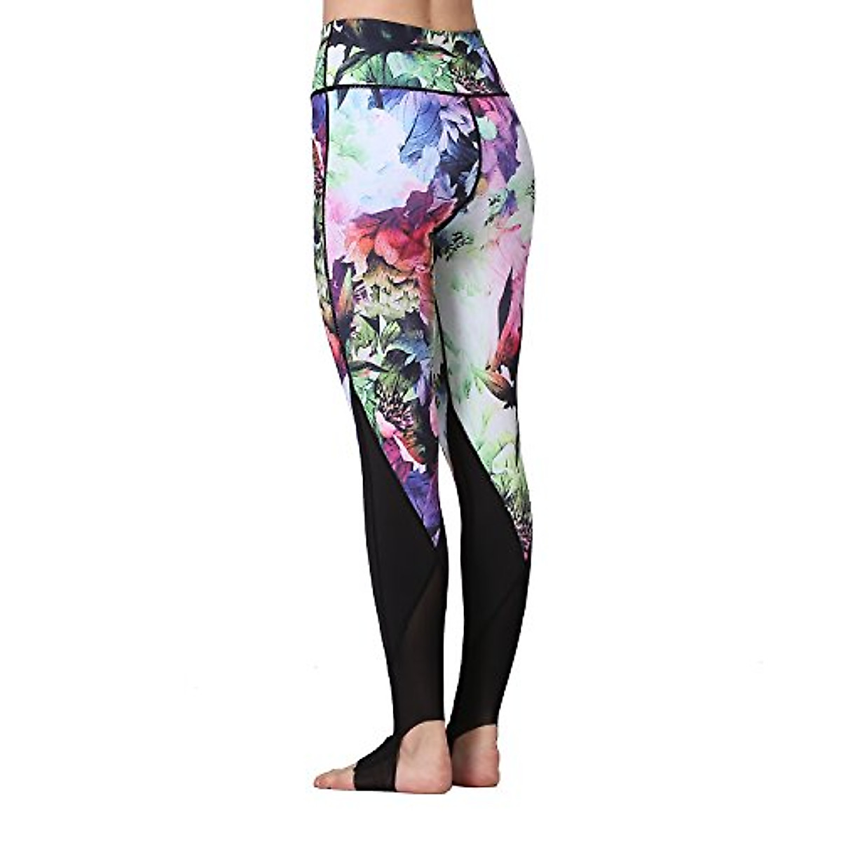 tom+alice Stretch Printed Yoga Pants for Women Girl Solid Color High Waisted Athletic Outdoor Golf Leggings