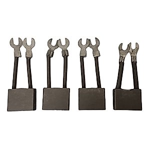 JWDAWN 4Pcs Motor Carbon Brush Graphite Brush 10 * 32 * 26 10x32x26 mm for Electric Forklift Pallet Truck Stacker Motor Accessories