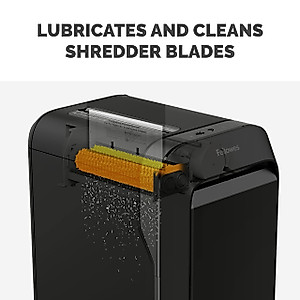 Fellowes 14-Sheet Cross-Cut Paper Shredder Bundle