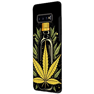 Galaxy S10+ Cannabis Weed Leaf CBD Oil Cannabinoid Hemp Medical Case