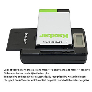 Kastar BL-5C Battery 1-Pack and Intelligent Mini Travel Charger for Shortwave All Hazard Radio, V-115 Portable Shortwave Transistor Radio AM/FM Stereo, Meloson Enhanced Portable AM FM Weather Radio