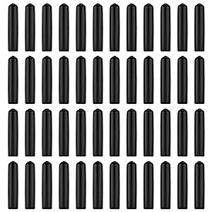 eBoot Black Rubber Pourer Cap Liquor Bottle Pourer Cover Dispenser Spout Dust Covers (48)