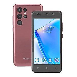 Dpofirs Unlocked Smartphone for Android 6, 5" FHD Screen, 2GB RAM 32GB ROM, 2200mAh Battery, GSM Unlocked Cell Phone, Facial Recognition, Dual SIM Slot Smartphone(Coffee Purple)
