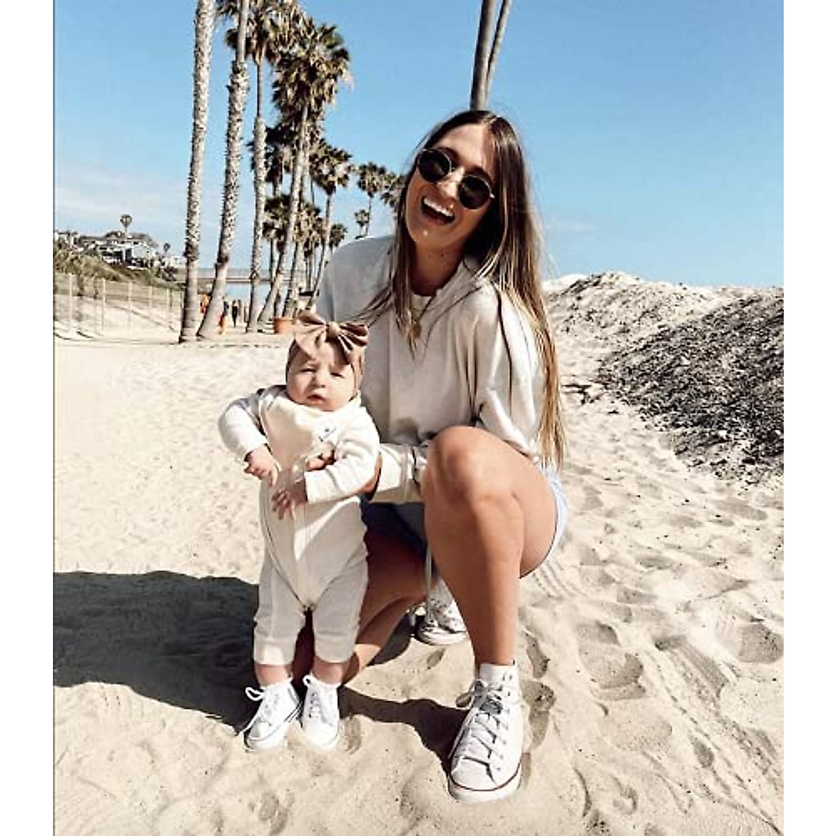 Diaper Squad 100% Organic Cotton Neutral Solid 10-Pack Baby Drool Bandana Bibs for Boys and Girls, Plain Colors