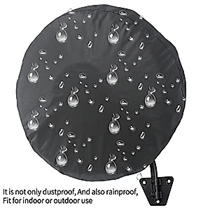 TONINT Industrial fan cover, wall fan covers,household floor fan dustproof and waterproof cover, used for 18-20 inch Industrial metal fan cover