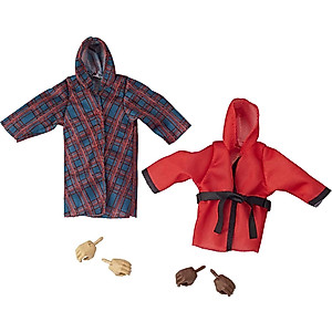 WWE Mr. T vs “Rowdy” Roddy Piper Elite Collection 2-Pack 6-in Action Figure with Boxing Robes & Swappable Hands, Posable Collectible Gift for WWE Fans Ages 8 Years Old & Up