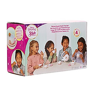 Disney Princess Style Collection Tea Set for 4! includes 21 Pieces [Amazon Exclusive]