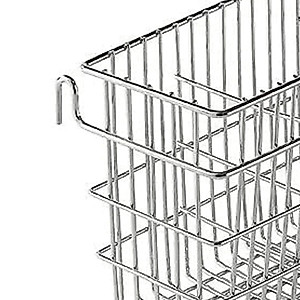 Utensil Drying Rack, 3 Compartments, Chrome