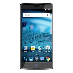 ZTE Z Max 2 16GB 5.5" HD Display Unlocked GSM Quad-Core Android Smartphone w/ 8MP Camera - Black