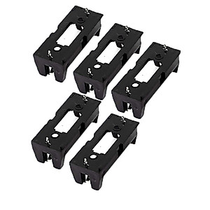 LAPXSNZD 10Pcs Black Battery Holder Case Box Clip for CR123 CR123A Lithium Battery