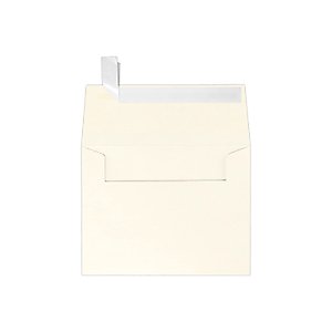 LUXPaper A2 Invitation Envelopes | Peel & Press | 4 3/8" x 5 3/4" | Champagne Metallic | 80lb. Text | 50 Qty