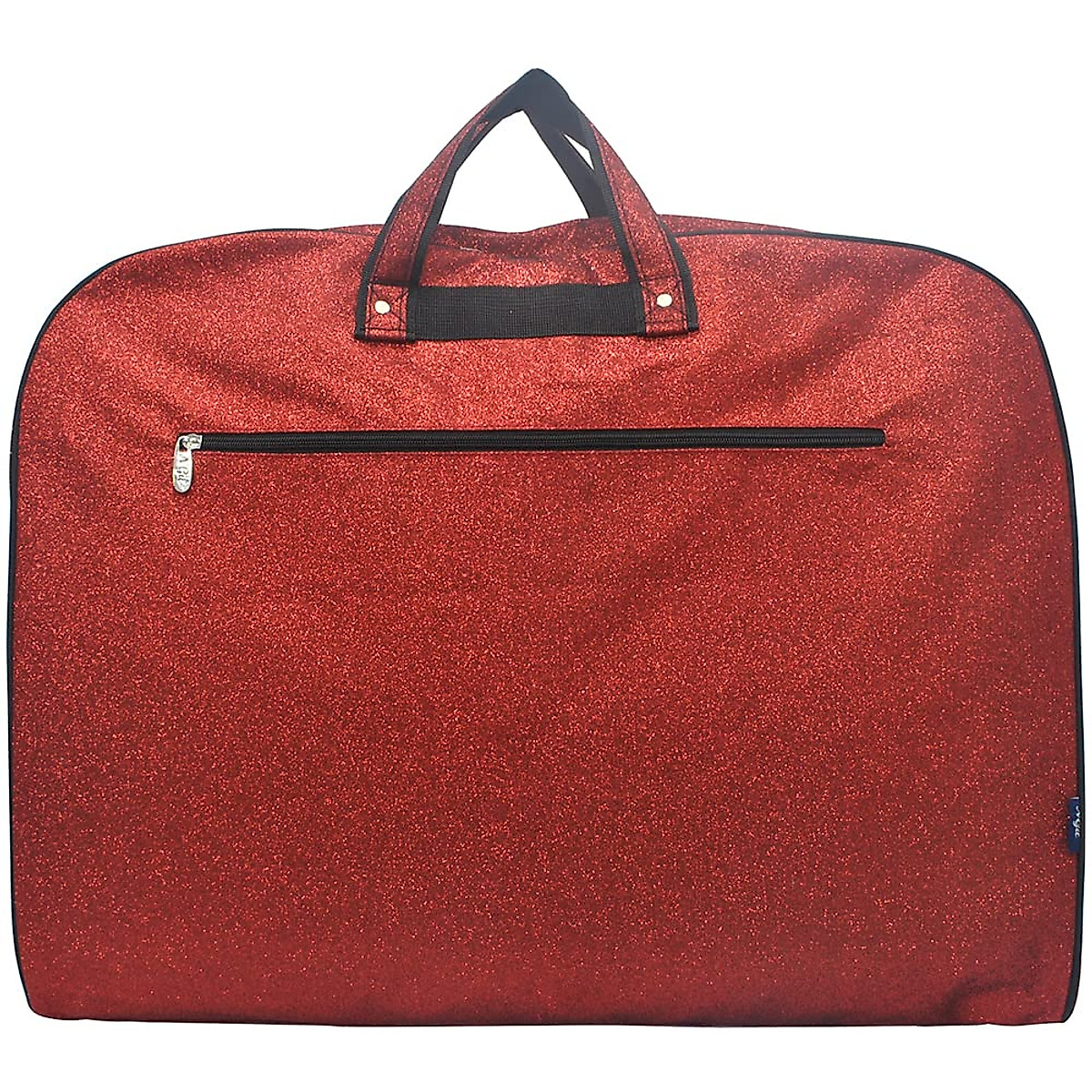 NGIL Glitter Cheer Dance and Competition Travel Companion Hanging Garment Bag for Girls (Glitter-Red)