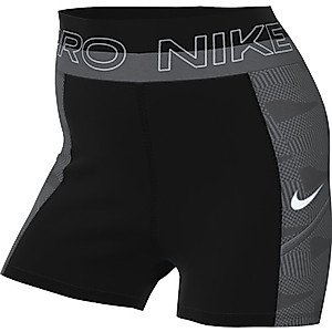 Nike Pro Women's High-Waisted 3" Training Shorts with Pockets (as1, Alpha, m, Regular, Regular)