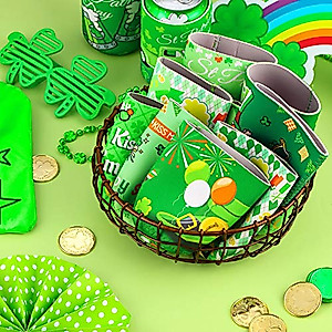 16 Pieces St. Patrick's Day Beer Coolers Sleeves Neoprene Can Insulated Covers for 12-Ounce Canned Beverages Bottle Drink in St. Patrick's Day Party Favors Decorations