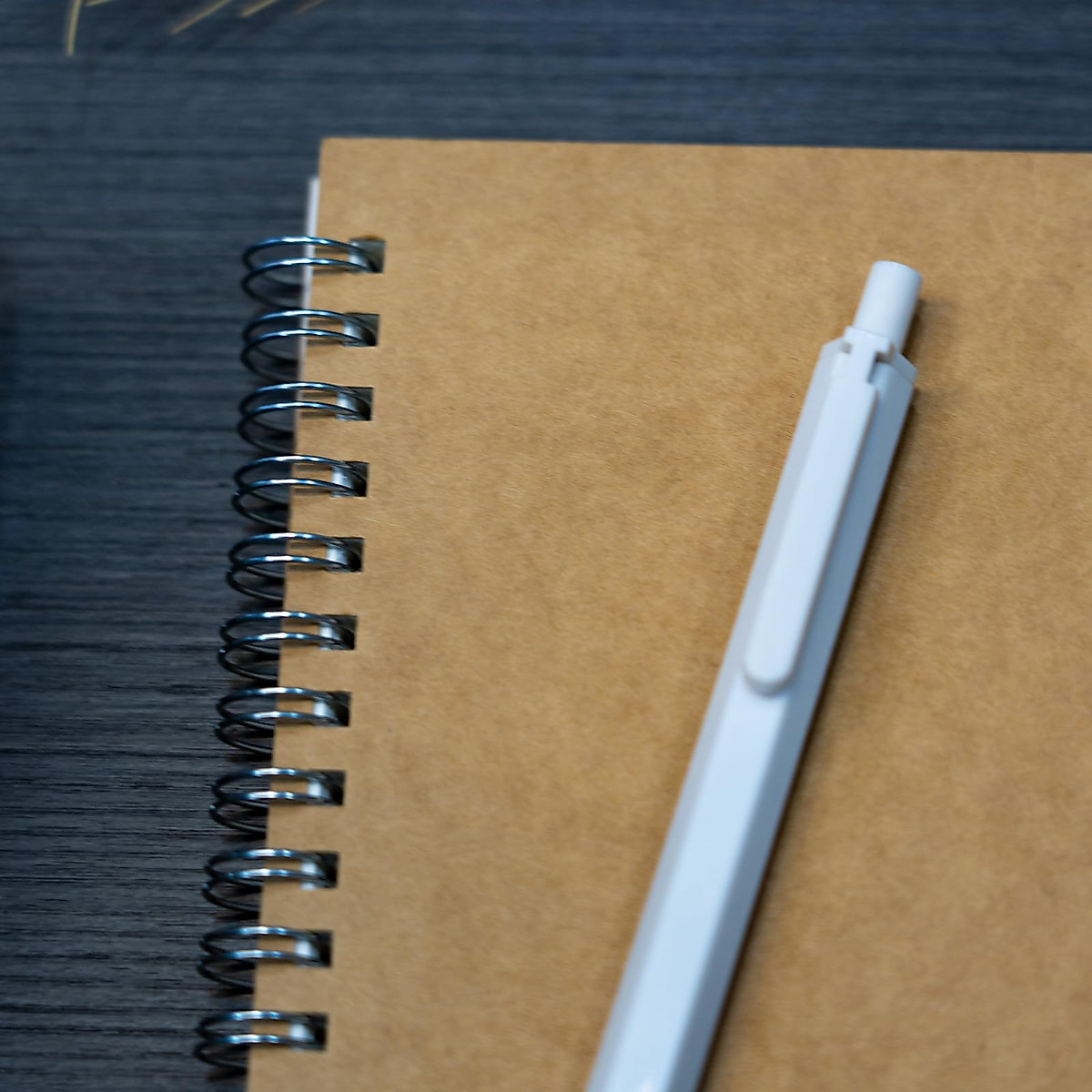 DSTELIN 10 inch x 7.5 inch, 100GSM, Blank Spiral Notebook, 3-Pack, Soft Cover, Sketch book, 100 Pages / 50 Sheets, with writing backboard, (Brown)