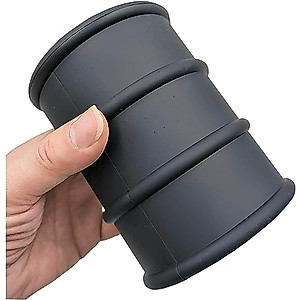 vitakiwi 500ml Large Silicone Containers with Barrel Shape Non-stick Food Storage Jar (5)