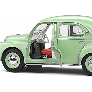 1955 4CV Vert D'eau Green 1/18 Diecast Model Car by Solido S1806602