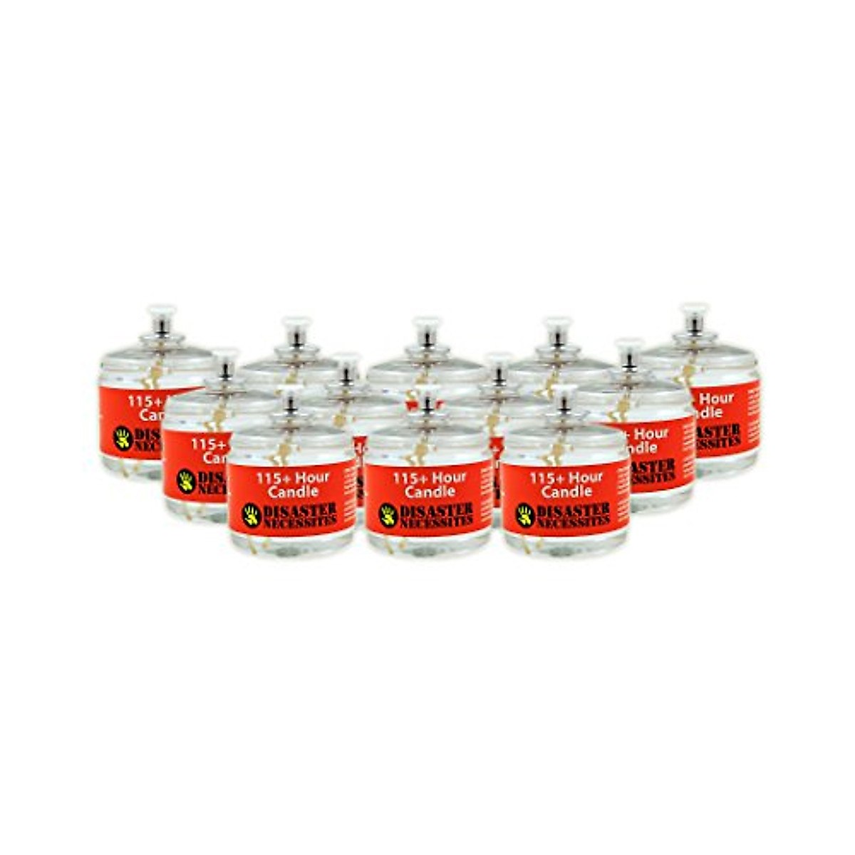 100 Hour Plus Emergency Candle, Clear Mist - Set of 12 Survival Candles