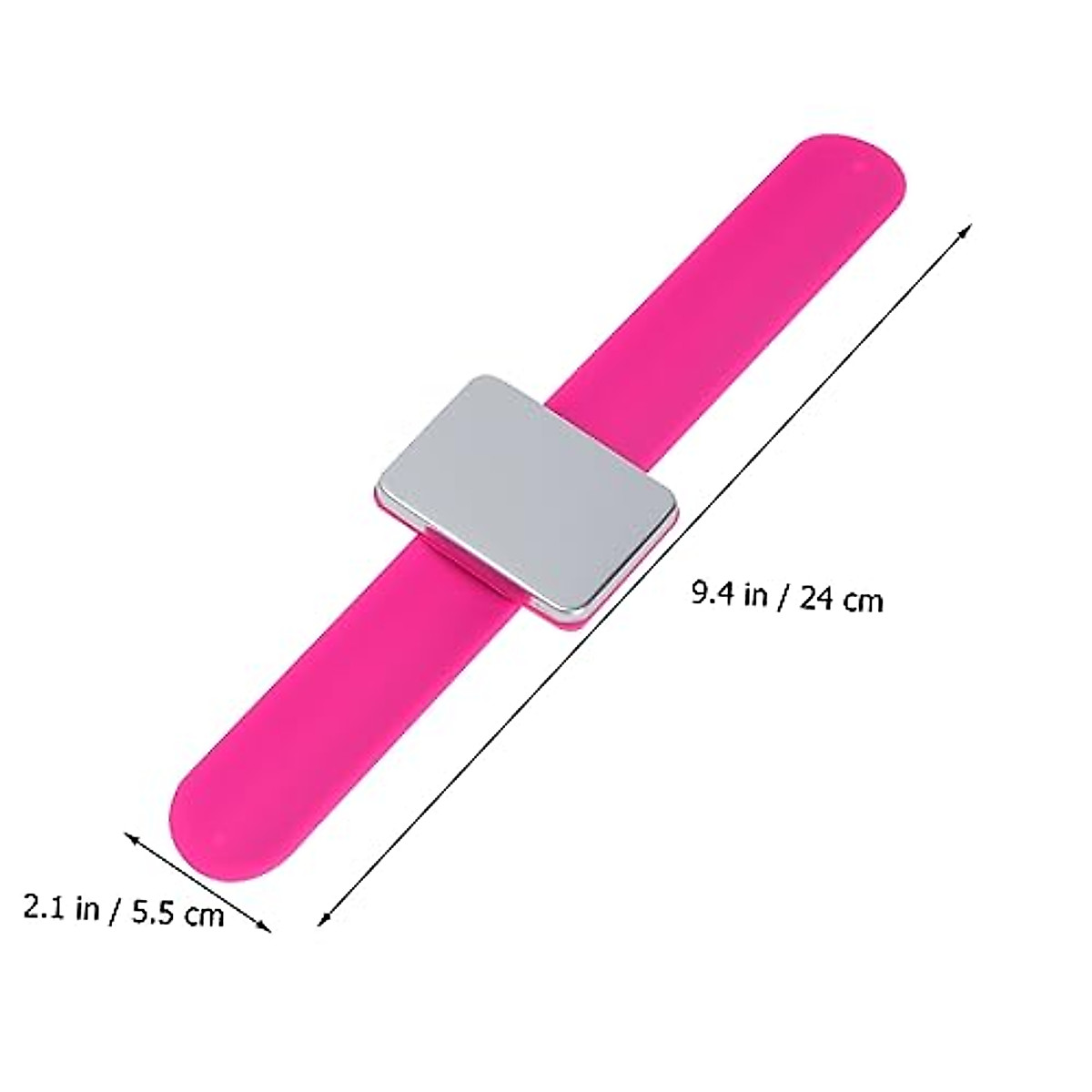 COHEALI Corsage Wristlet Band Styling Hair Clips Watch Bracelet Magnetic Pin Cushion Magnetic Bobby pins Holder pin Cushion Holder Magnetic Iron Bracelet Hair Salon Shop Supplies Cuff Tool