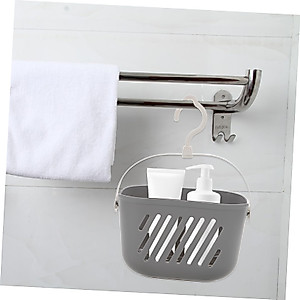 Cabilock bathroom hand basket kitchen organzier hanging shower basket bathroom hanging basket toiletry storage basket plastic storage basket plastic hamper portable shower shower tote