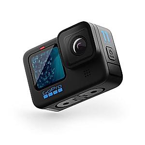 GoPro HERO11 Black - Waterproof Action Camera with 5.3K60 Ultra HD Video, 27MP Photos, 1/1.9" Image Sensor, Live Streaming, Webcam, Stabilization