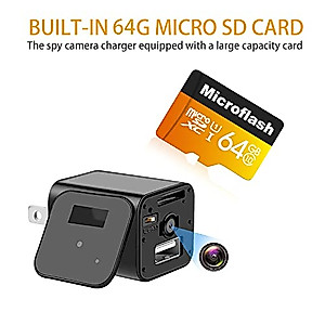 Hinne 64GB Hidden Camera,spy Camera,spy Camera Hidden Camera with Full HD 1080P,Nanny Cam,Mini Camera,spy cam,Small Camera,Hidden Cameras, camaras espias ocultas, Surveillance & Security Cameras