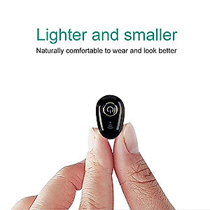 Gilroy Bluetooth Earbud, Single Wireless Earphone, Mini Bluetooth Headset Hands-Free Car Headphone, Bluetooth Earpiece for Smart Phones PC TV Audiobook White