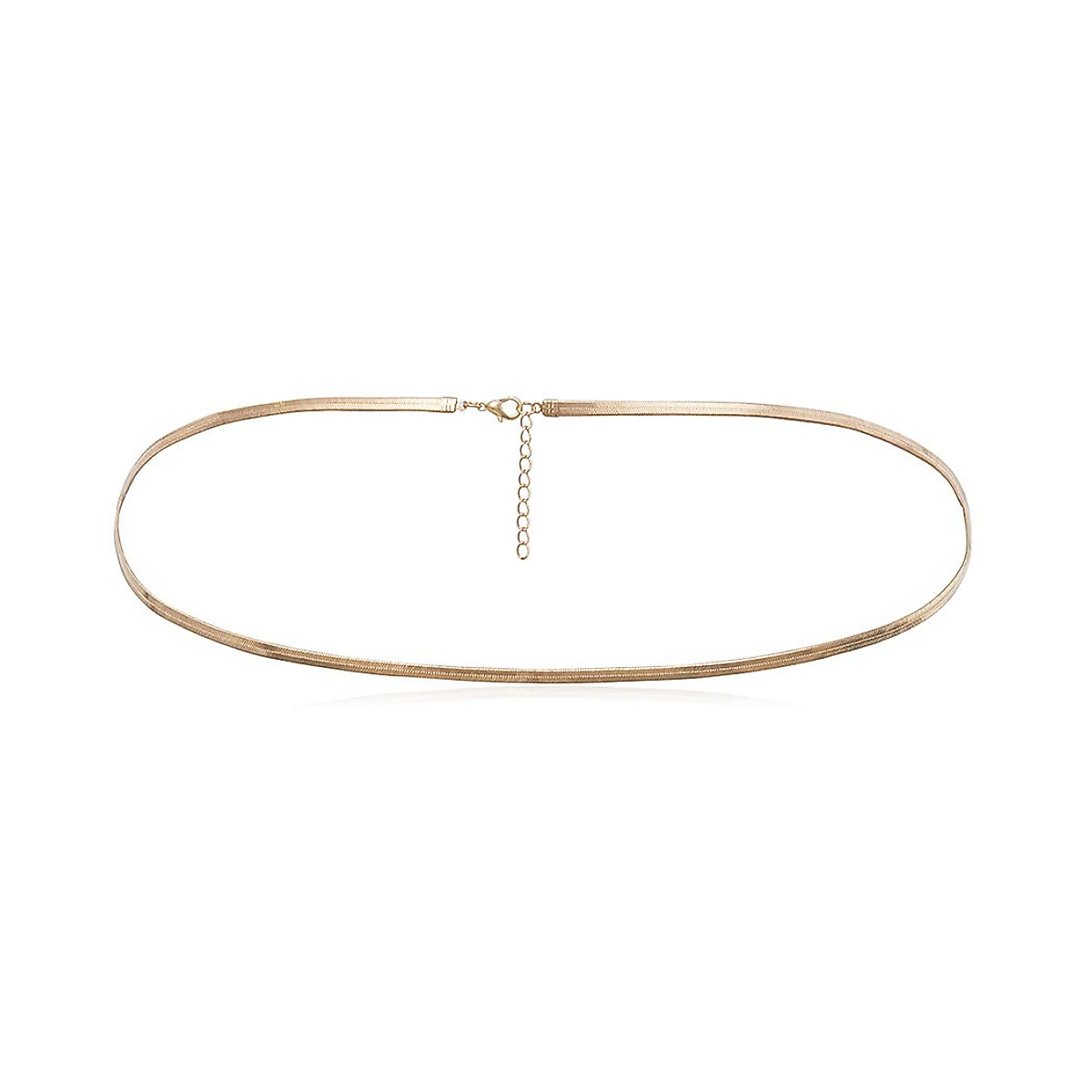 Asooll Vintage Waist Chain Sexy Belly Body Chain Summer Beach Bikini Simple Chains Fashion Party Body Accessories Jewelry for Women and Girls (Gold)