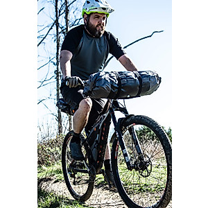 Blackburn Outpost Elite Handlebar Roll and Dry Bike Bag (Black, One Size)