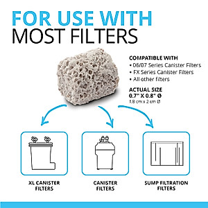 Fluval BIO-FX, Biological Aquarium Filter Media Suitable for Most Aquariums and Filters, 5 Liters