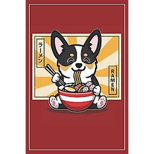 Black Corgi Journal - Black Corgi Gifts: Check out this tricolor Ramen corgi w/MORE Corgi's inside , black corgi gifts for corgi lovers, black corgi ... black corgi birthday party, kawaii corgi